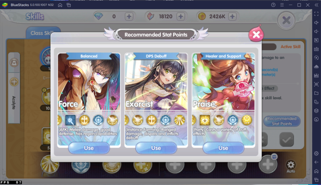 Guide Skill Build Acolyte - Ragnarok X: Next Generation | BlueStacks