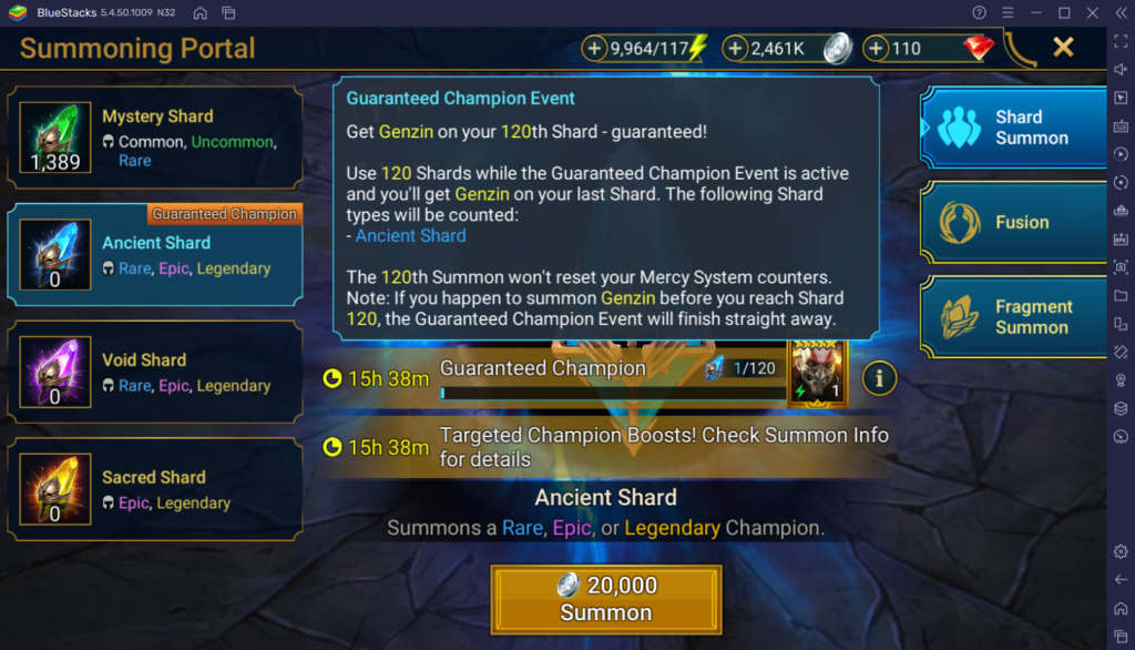 RAID: Shadow Legends – Guaranteed Genzin Summoning Event and 10X ...