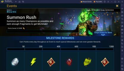 RAID: Shadow Legends – Guaranteed Michinaki Summon Rush Fragment Event | BlueStacks