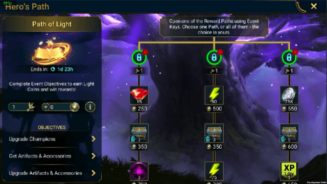 RAID: Shadow Legends – Hero’s Path Event, Instant Artifact Upgrade ...