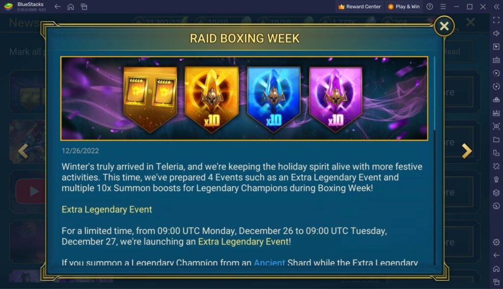 RAID: Shadow Legends – Boxing Week Features 10X Summoning Events for ...