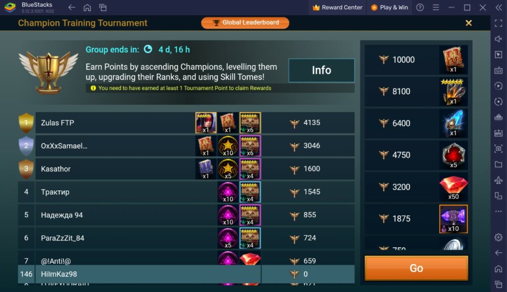 Get the New Champion Tatsu for Free via Champion Training Tournament in ...