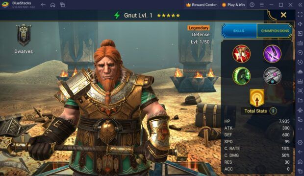 RAID: Shadow Legends – Gnut Legendary Champion Fusion Guide | BlueStacks