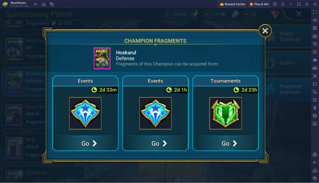RAID: Shadow Legends – Hoskarul Fragment Fusion Event Guide | BlueStacks