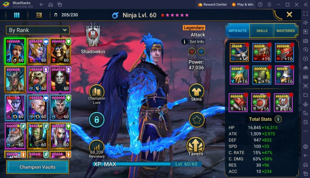 RAID: Shadow Legends – Jetni the Giant for Abilities, Masteries ...