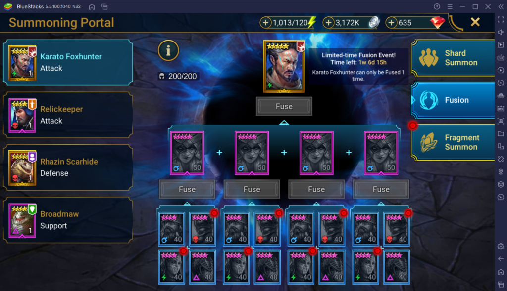 RAID: Shadow Legends – Karato Foxhunter Legendary Champion Fusion Guide ...