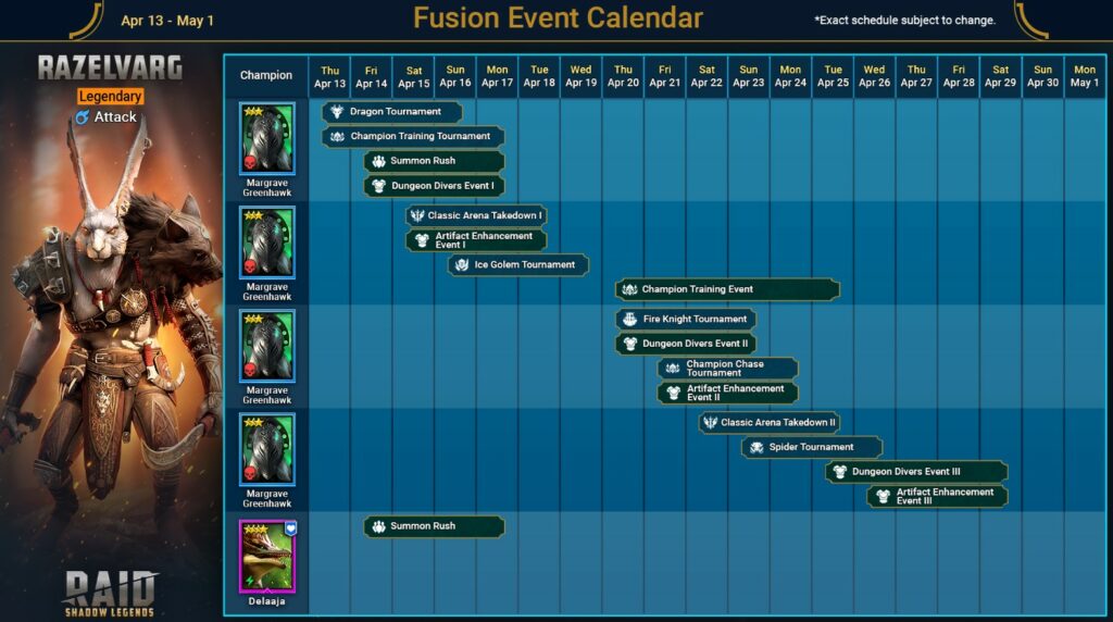 RAID: Shadow Legends – Razelvarg Legendary Champion Fusion Guide | BlueStacks