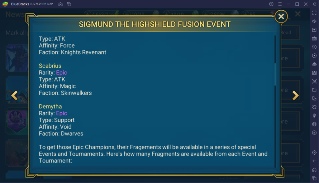 RAID: Shadow Legends – Sigmund the Highshield Fusion Guide | BlueStacks