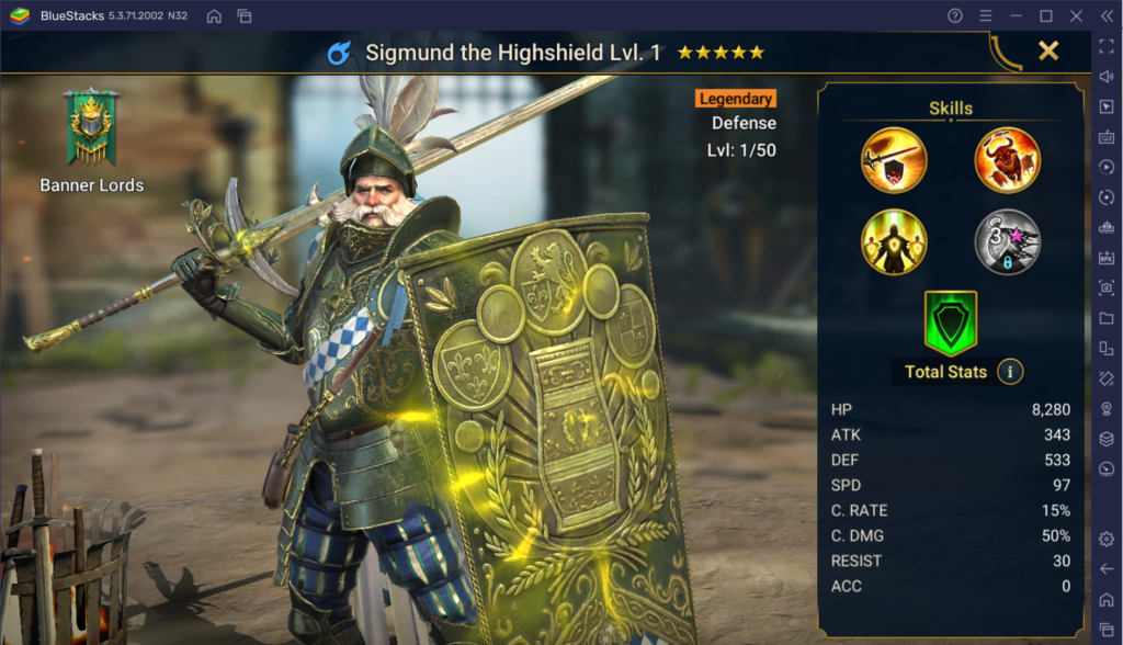 RAID: Shadow Legends – Sigmund the Highshield Fusion Guide | BlueStacks