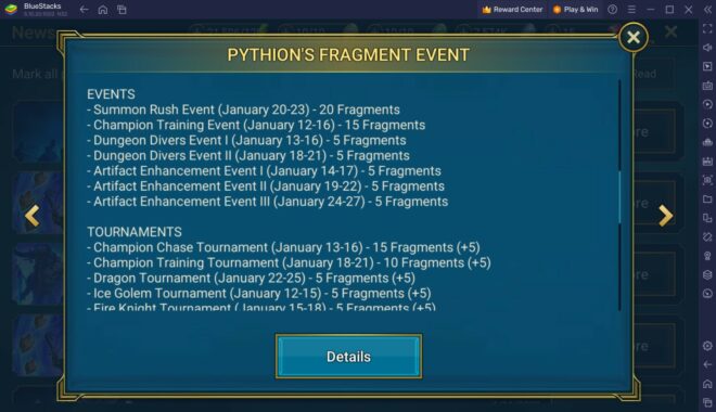 RAID: Shadow Legends – Pythion Fragment Fusion Event Guide | BlueStacks
