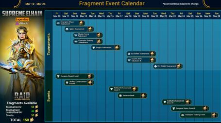 RAID: Shadow Legends – Supreme Elhain Fragment Fusion Event Guide ...