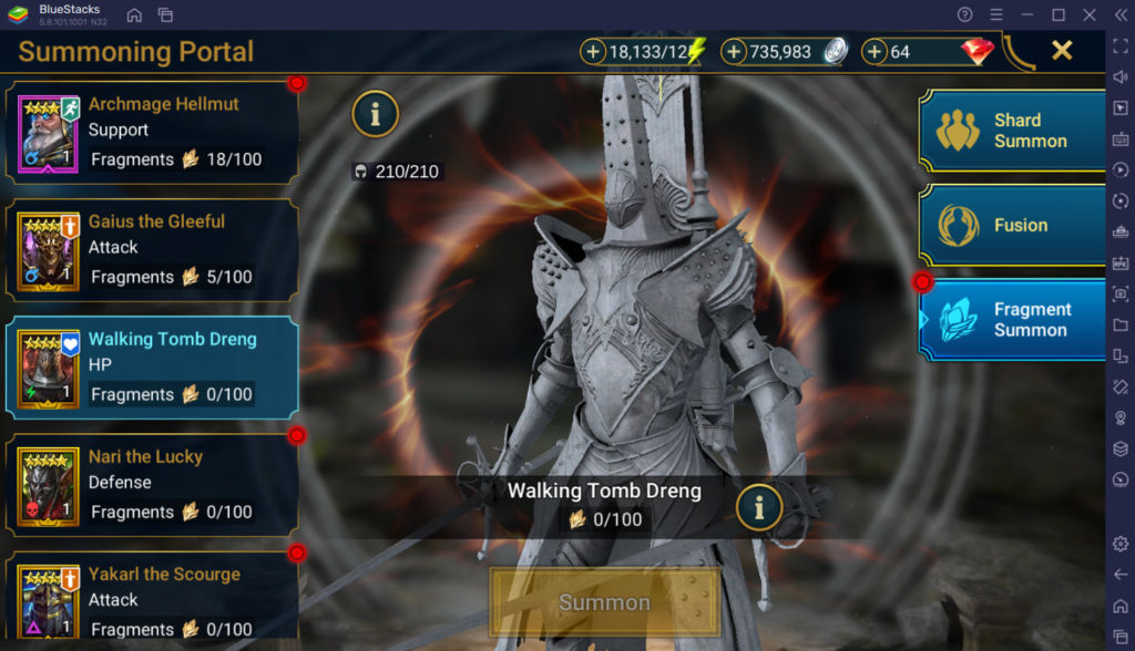 RAID: Shadow Legends – Walking Tomb Dreng Fragment Fusion Event Guide | BlueStacks
