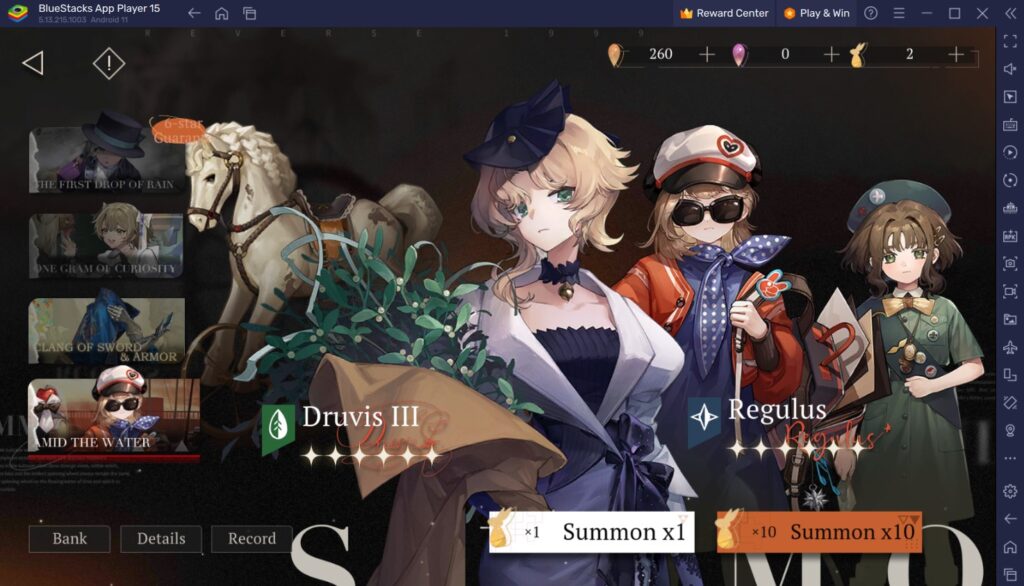 Reverse: 1999 – ความสามารถ Druvis III, Inheritance, Portray, Psychubes ...