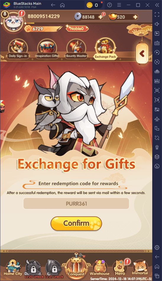 Rise of Kittens: Idle RPG - All Working Redeem Codes for December 2025 | BlueStacks