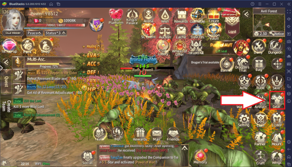 Der BlueStacks-Leitfaden zum Upgraden deines Charakters in Rage of Dragons