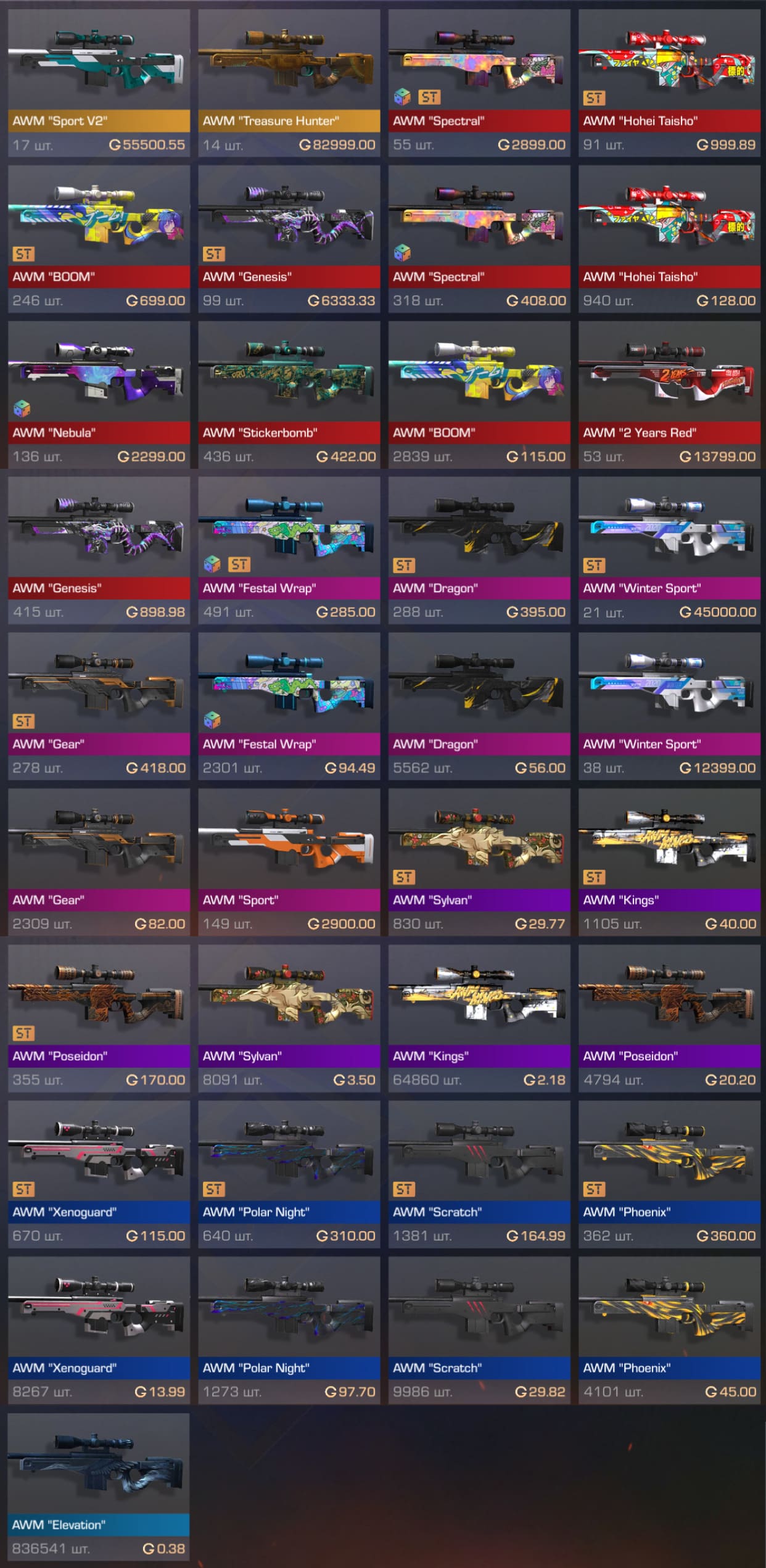 Гайд по снайперской винтовке AWM в Standoff 2 — обзор характеристик ...