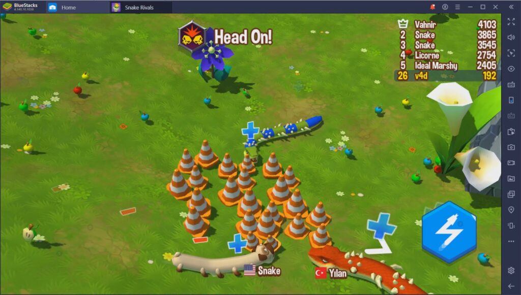Play Snake Rivals on PC with BlueStacks