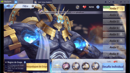 Saint Seiya Awakening Configurações de Cosmos para os Melhores ...