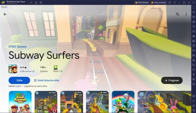 BlueStacks ile Subway Surfers PC Kurulum Rehberi