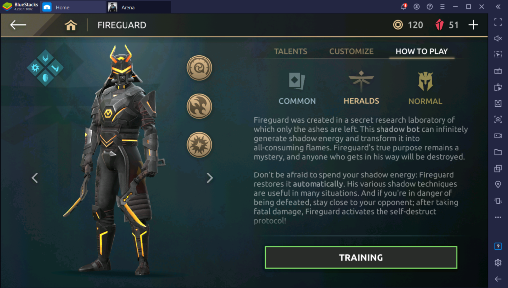 Shadow Fight Arena - Beginner’s Guide to Fireguard | BlueStacks