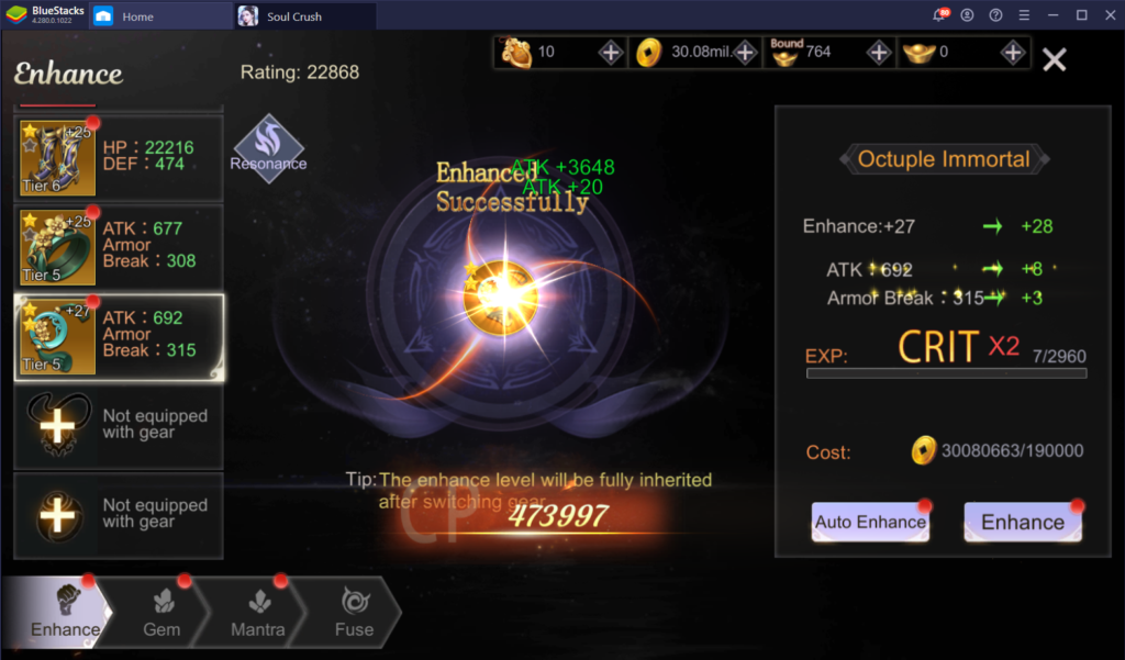 How to Make Your Character Stronger in Soul Crush: Kongfu World ...