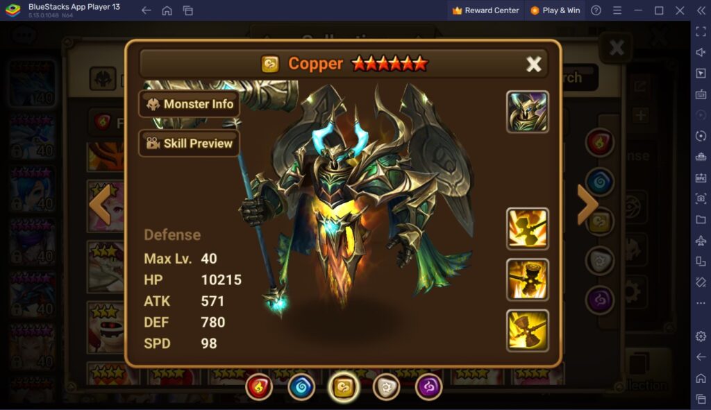 Summoners War: Sky Arena – Dimension Raid, 2A Living Armor, 2A ...