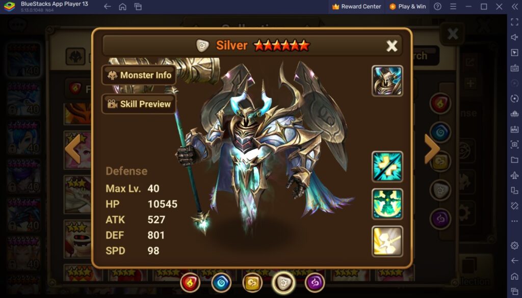Summoners War: Sky Arena – Dimension Raid, 2A Living Armor, 2A Frankenstein, and Devil Maiden ...