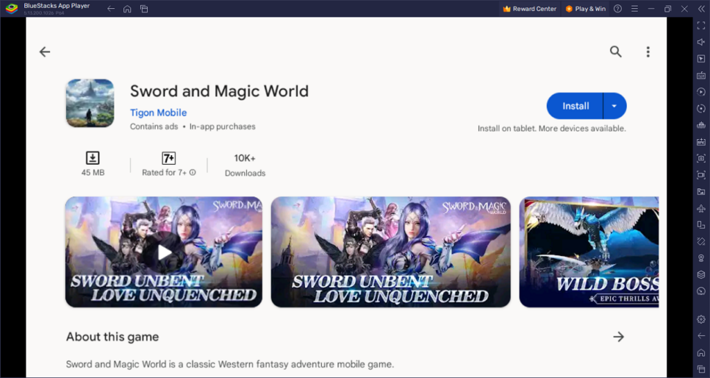 How to Play Sword and Magic World on PC with BlueStacks