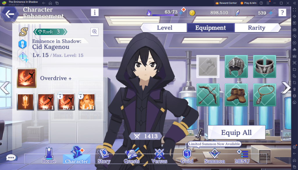 BlueStacks' Guide für Anfänger zum Spielen von The Eminence in Shadow RPG