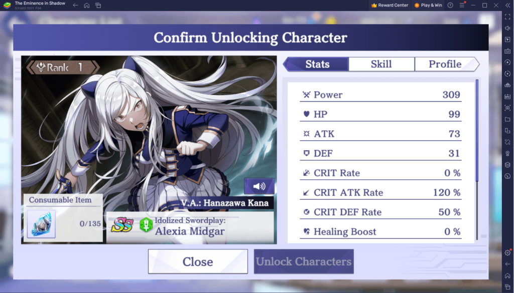 The Eminence in Shadow RPG - Tierliste der Charaktere | BlueStacks