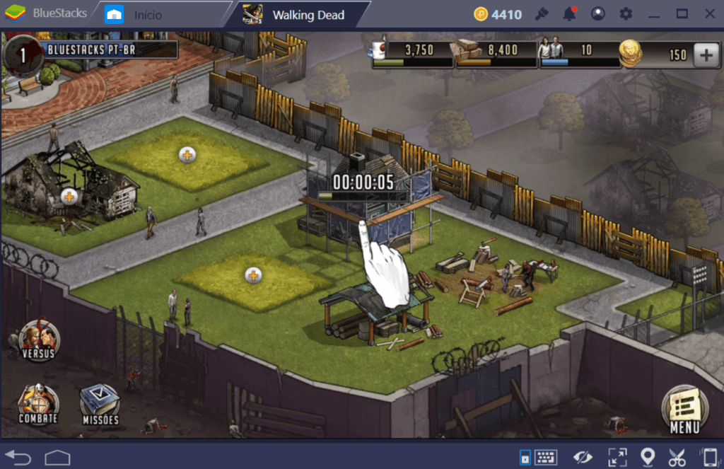 Construindo sua base em Walking Dead: Sobrevivência | BlueStacks