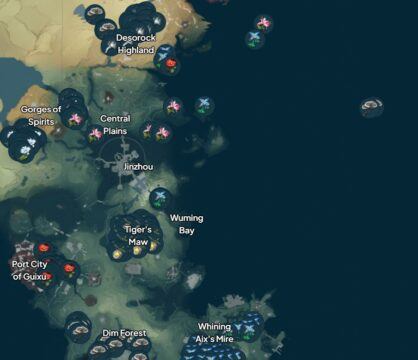 Wuthering Waves Map Guide – All the Important Resource Locations ...