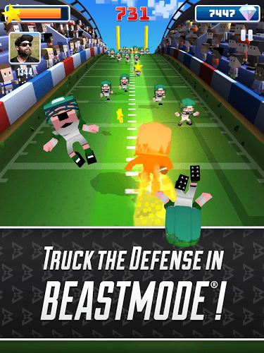 Download Blocky BEASTMODE® Football on PC with BlueStacks
