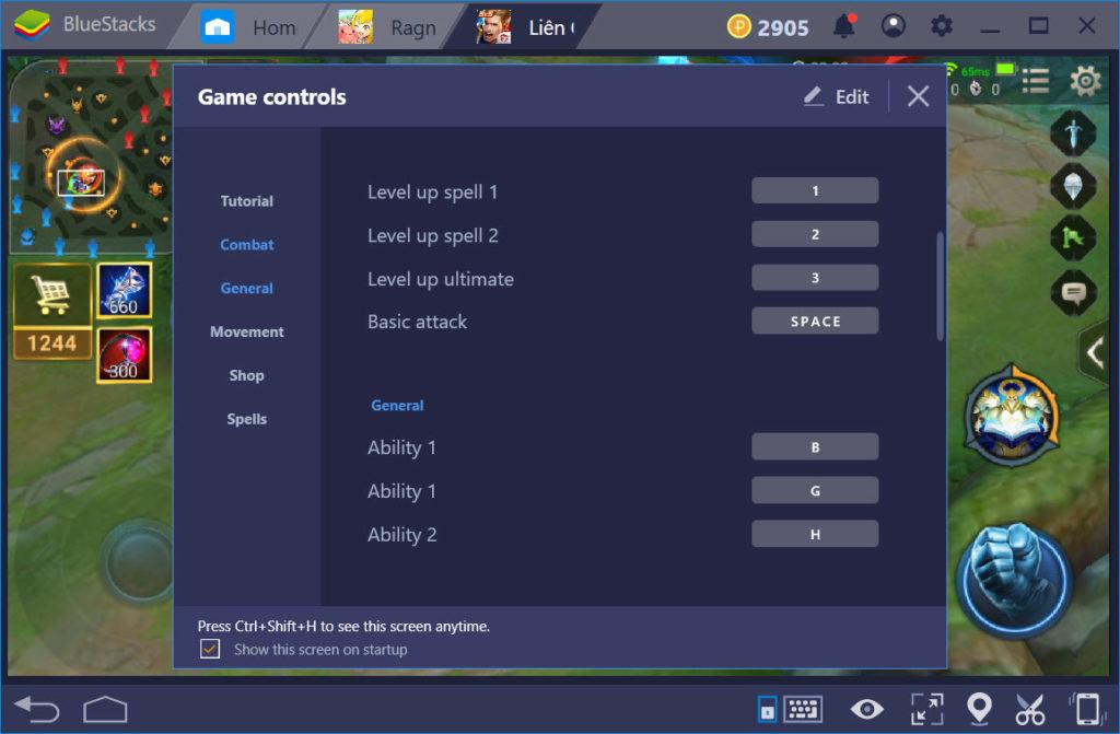 Hướng dẫn thiết lập Game controls khi chơi Liên Quân Mobile với ...