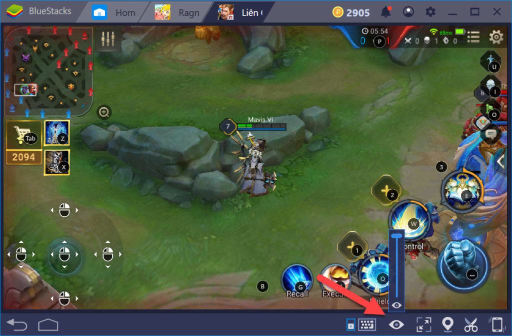 Hướng dẫn thiết lập Game controls khi chơi Liên Quân Mobile với BlueStacks 4