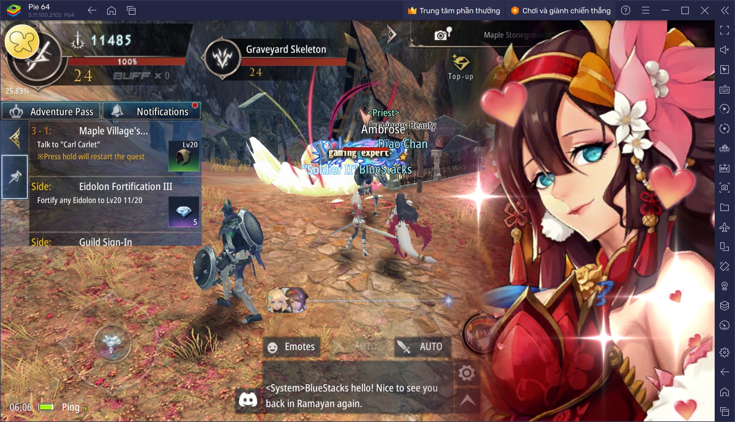 Aura Kingdom 2 Evolution Tr n PC V i BlueStacks