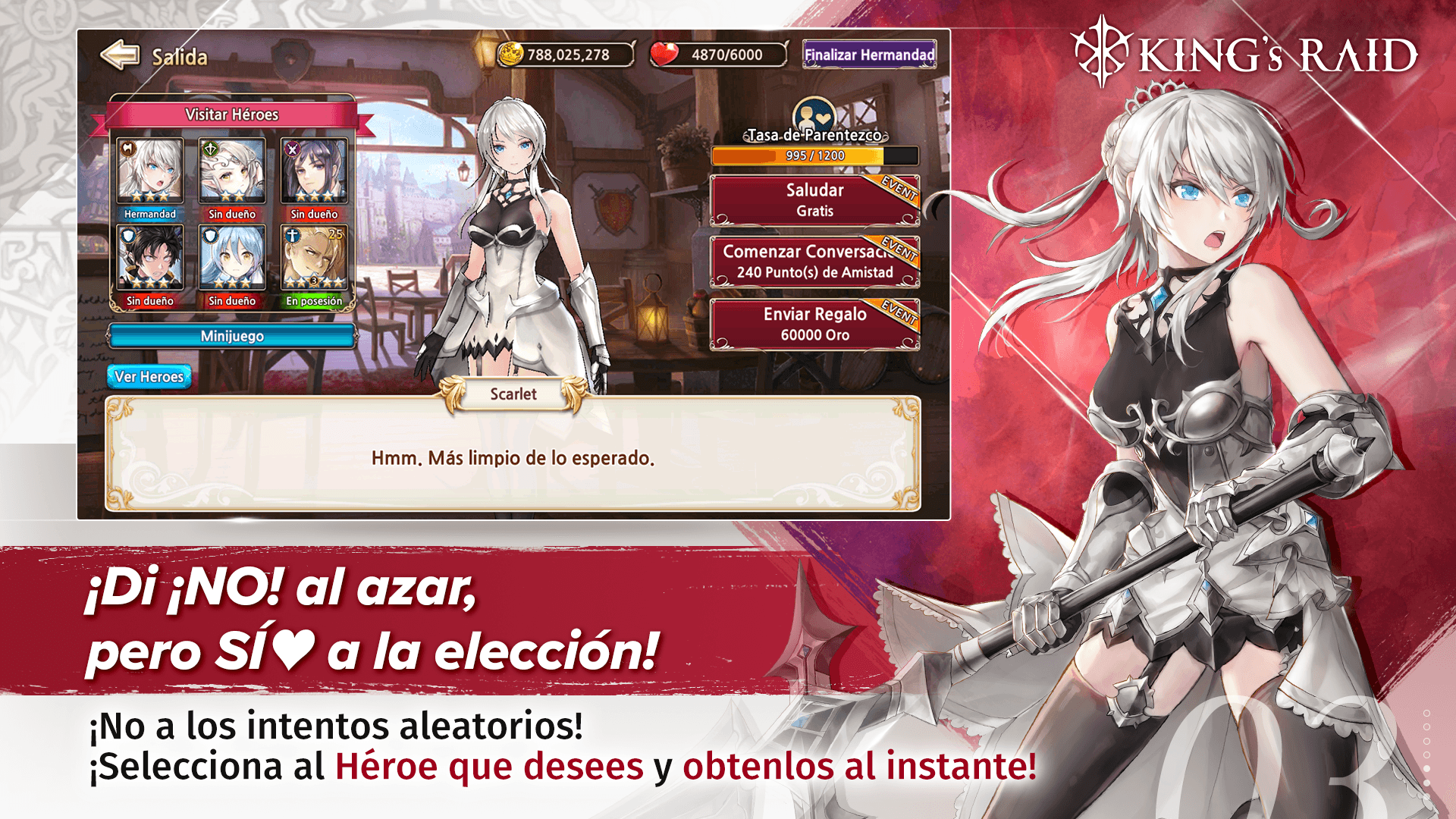 King's Raid en PC con BlueStacks, el emulador de Android