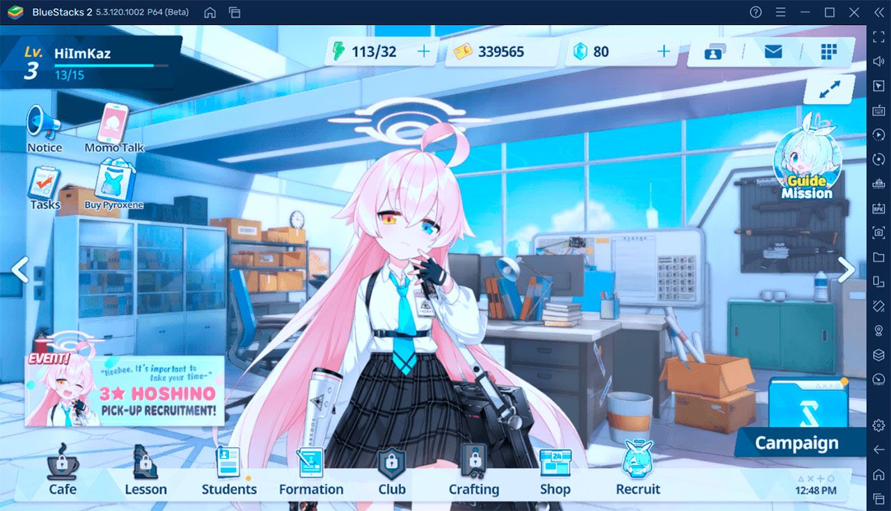 Hướng dẫn cơ bản dành cho tân thủ chơi Blue Archive trên PC | BlueStacks