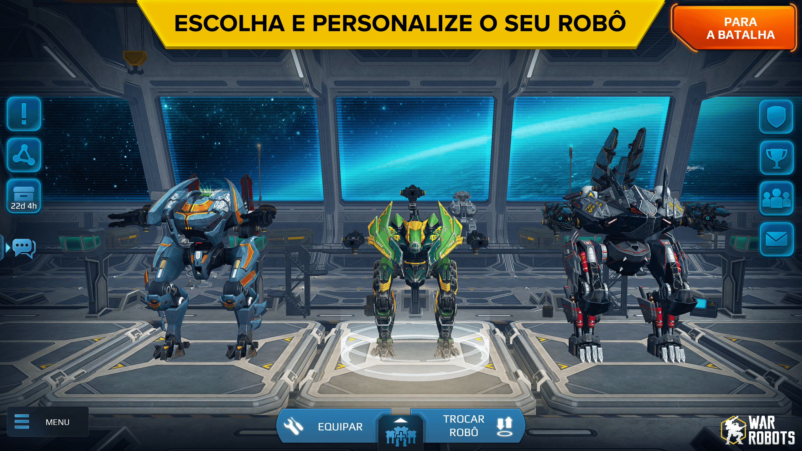 Baixe War Robots no PC com o BlueStacks