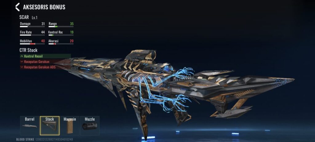 EVO Scar – Stellar: Senjata Tergila yang Pernah Hadir di Blood Strike!