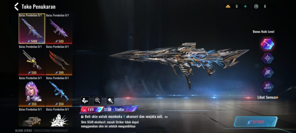 EVO Scar – Stellar: Senjata Tergila yang Pernah Hadir di Blood Strike!