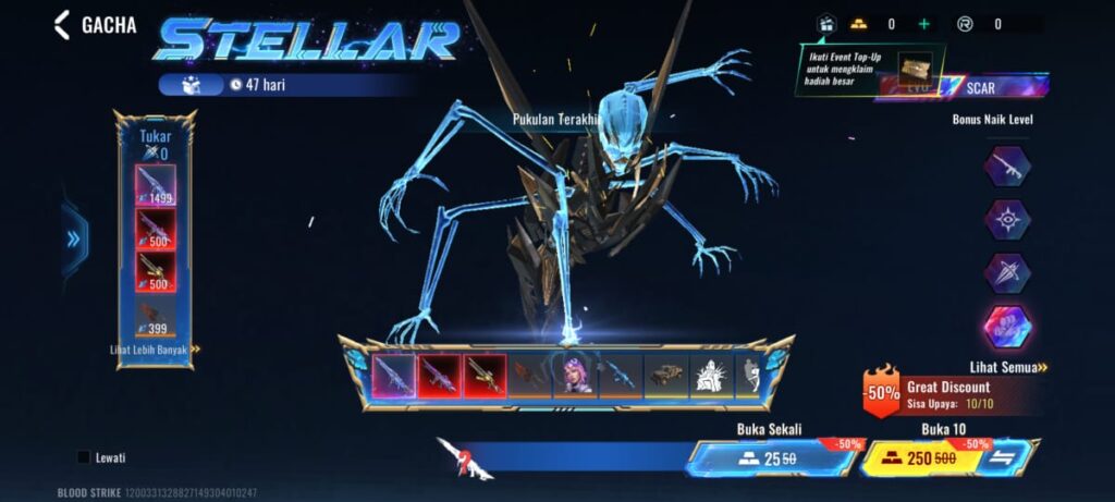 EVO Scar – Stellar: Senjata Tergila yang Pernah Hadir di Blood Strike!