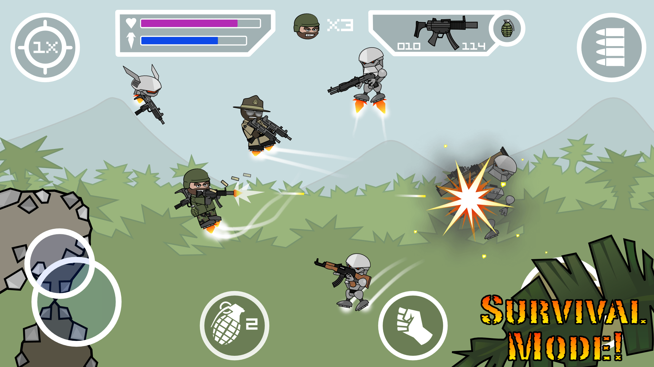 Jogue Doodle Army 2 no PC com o Bluestacks