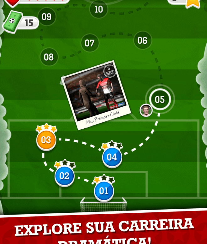 Jogue Score! Hero no PC com Bluestacks