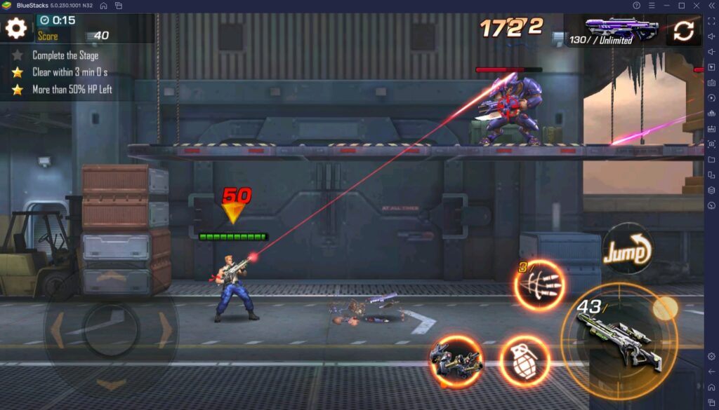 How To Get Better At Combat In Contra Returns | BlueStacks