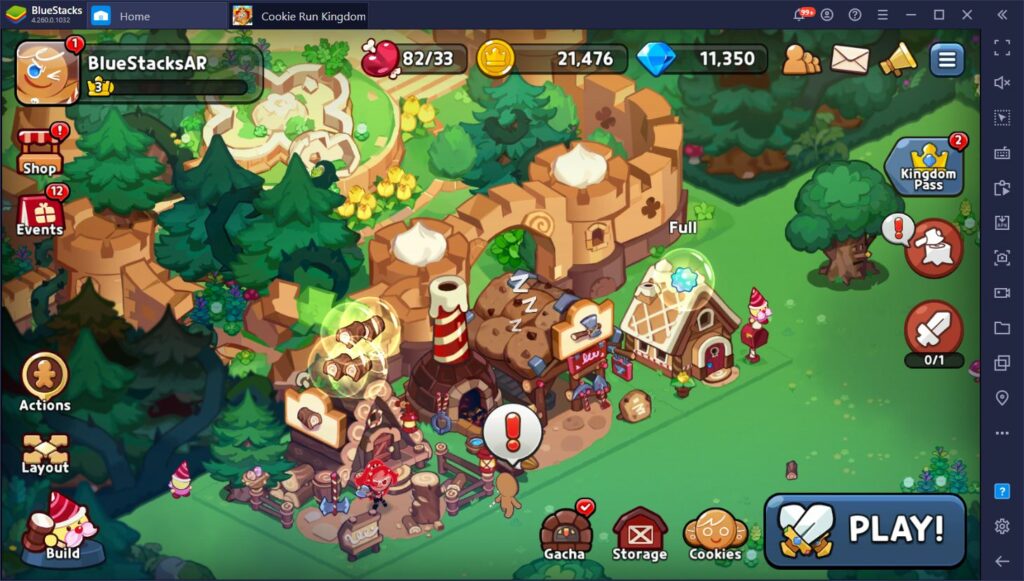 PC에서 쿠키런: 킹덤 – BlueStacks의 도구를 사용하여 쿠키 제국 건설하기