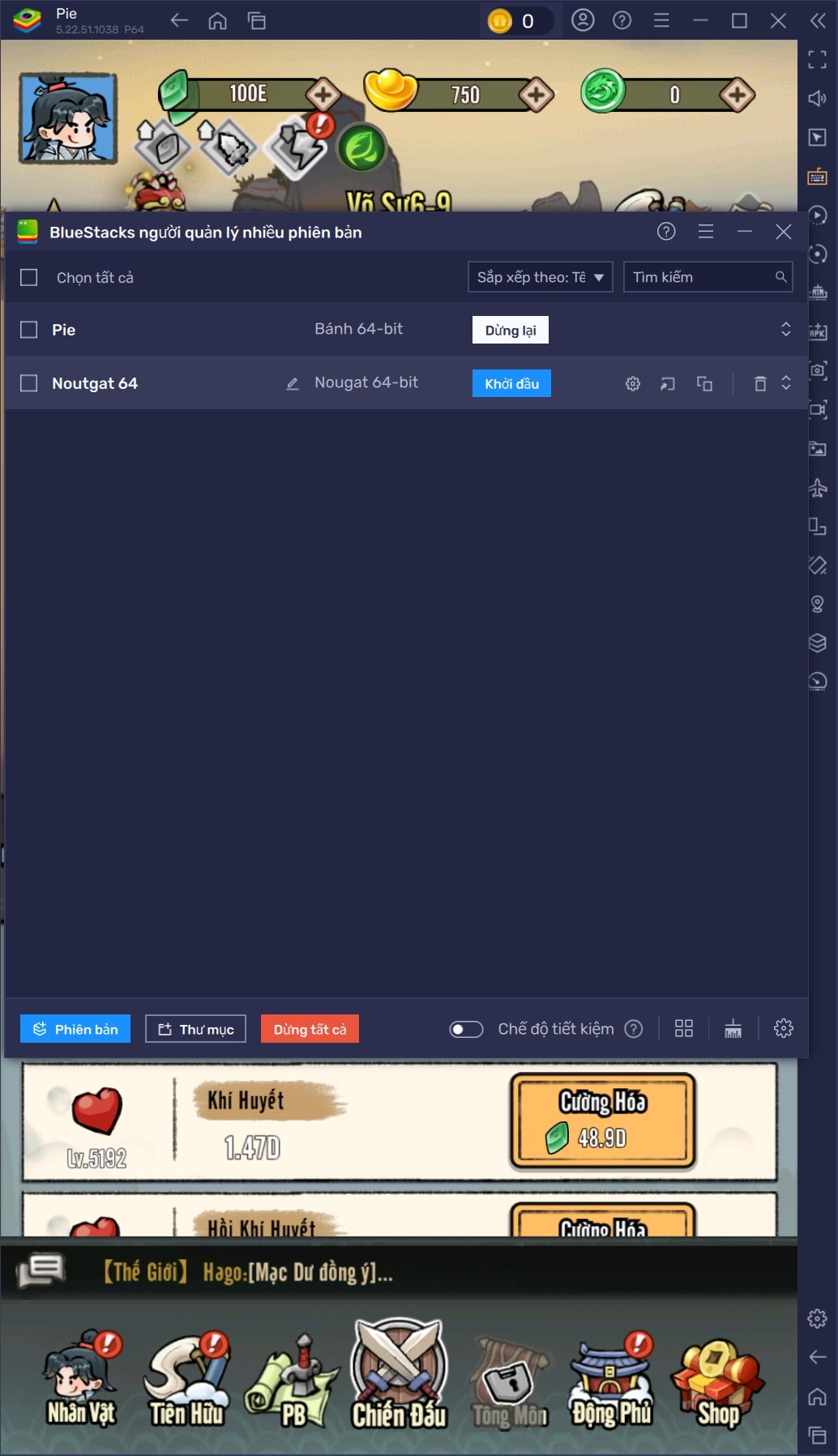 Chơi cùng lúc nhiều tài khoản khi chơi Đại Tiên Mình Đi Đâu Thế trên PC với BlueStacks | BlueStacks