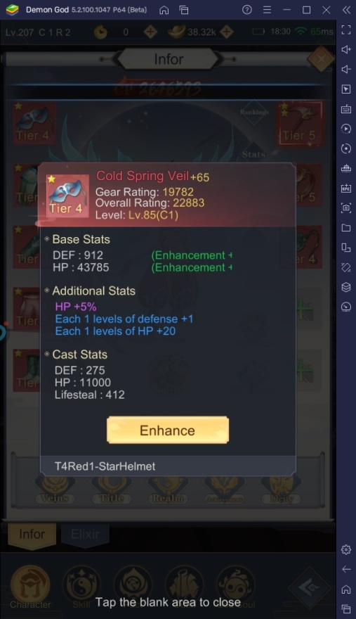 How to Increase Combat Power in Demon God | BlueStacks