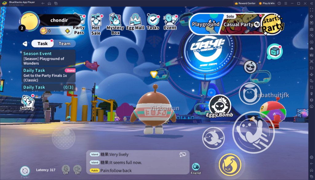 Análise de Eggy Party: Uma aventura divertida no mundo de Eggy | BlueStacks