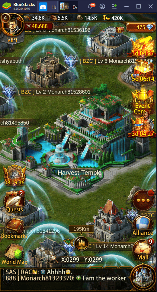 Raids and Attacks - A Guide on Marching in Evony: The King’s Return ...